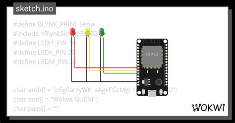 Led Blynk Amikom Wokwi Esp32 Stm32 Arduino Simulator