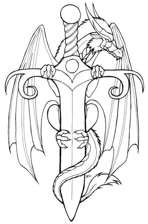 Dragon On A Sword By Skychaser On Deviantart