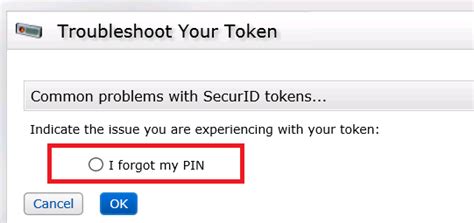 Reset The Token Pin In The Rsa Authentication Manager 8x Self Service Console When The Existing
