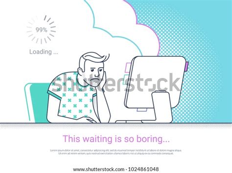 Student Using Laptop With Progress Bar Royalty Free Images Stock Photos Pictures Shutterstock