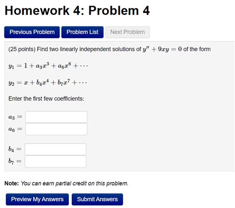 Solved Homework 4 Problem 4 Previous Problem Problem List Chegg Com