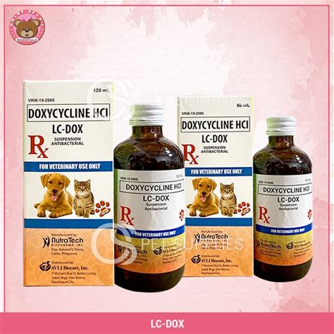 Bagsofbounty Lc Dox Suspension Antibacterial Doxycycline Hci For Dogs And Cats Shopee Philippines