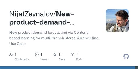 Github Nijatzeynalov New Product Demand Forecasting Via Content Based Learning For Multi