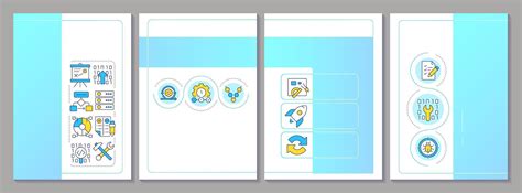 Software Development Stages Brochure Layout Programming Framework