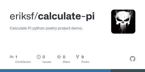 Github Eriksfcalculate Pi Calculate Pi Python Poetry Project Demo