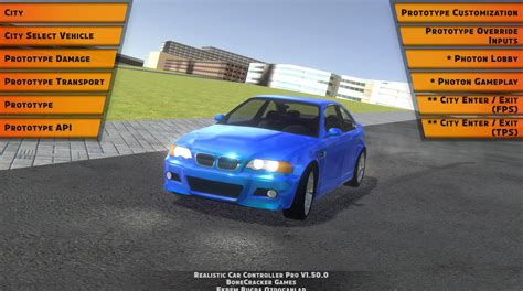 Realistic Car Controller Pro V191 Bonecracker Games Unity Assets