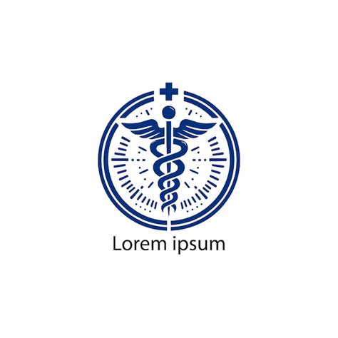새의 날개와 독성 을 사용하여 만들어진 카두세우스 상징 의료 개념 프리미엄 벡터