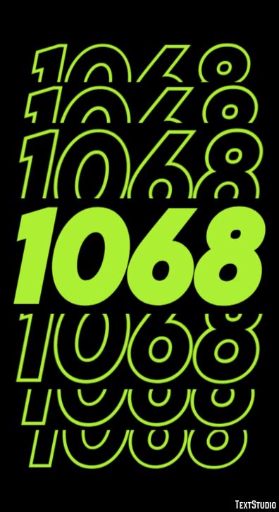 1068 Text Effect And Logo Design Number