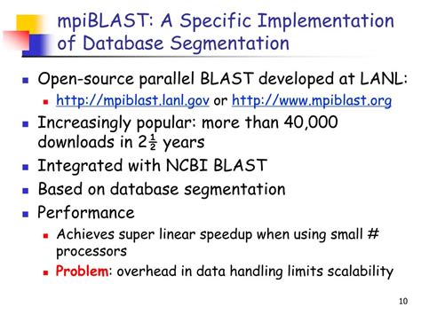 Ppt Efficient Data Handling In Large Scale Sequence Database Searches