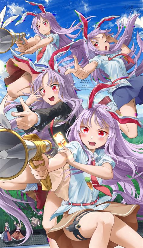 Otomeza Ryuseigun Houraisan Kaguya Inaba Tewi Reisen Udongein Inaba