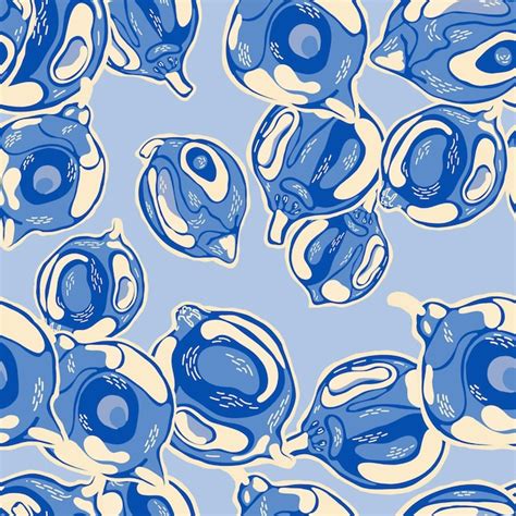 Premium Vector Lemon Seamless Pattern