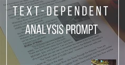 Emilys Enrichment Corner How To Craft A Text Dependent Analysis Prompt