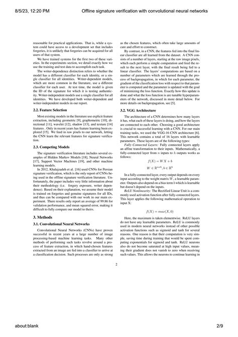 solution offline signature verification with convolutional neural