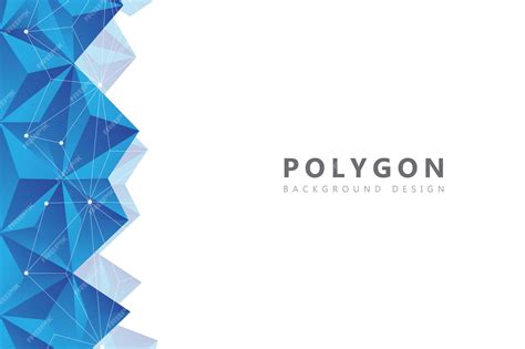 Premium Vector Polygon Abstract Polygonal Geometric Triangle Vector Illustration