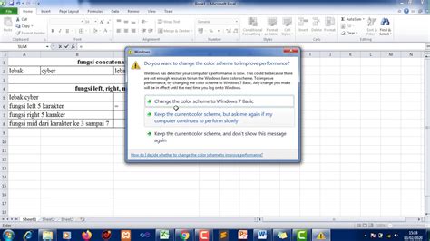 Fungsi Concatenate Mid Left Dan Right Di Excel Youtube