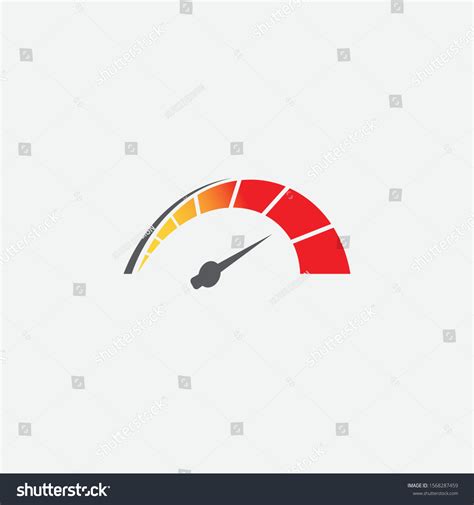 Speed Icon Design Vector Illustration Logo Stock Vector Royalty Free