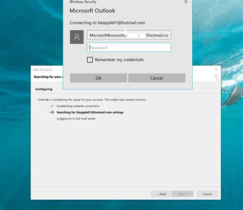 Unable To Add Hotmail Account Outlook Microsoft Community