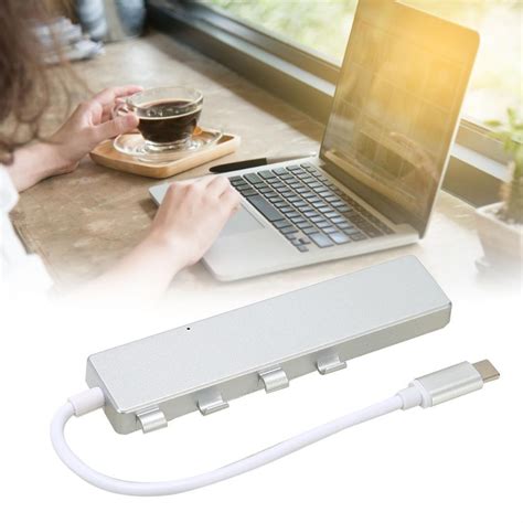 Bamaxis USB C Hub 5 Ports 5Gbps 3 1 Connector OTG Supported Compact Docking Station Suitable For