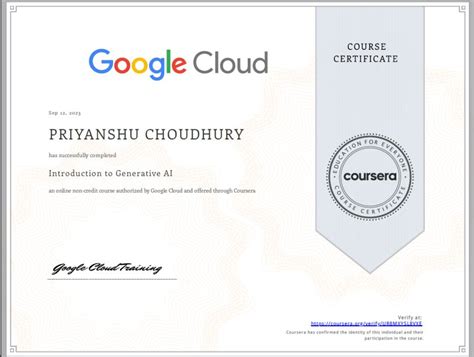 New Certification For Generative Ai Priyanshu Choudhury Posted On The Topic Linkedin