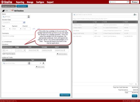 How Do I Add Multiple Donations Circuitree Supportcircuitree Support