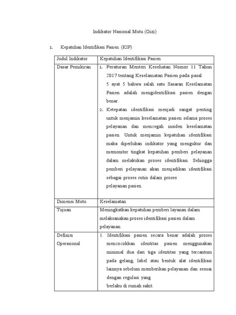 Indikator Gizi Pdf