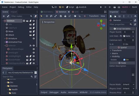 Creating A Basic Scene With Re Usable Player And Monster Setup Godot