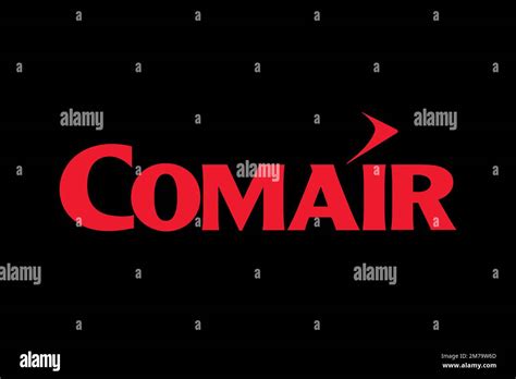 Comair Logo Black Background Stock Photo Alamy