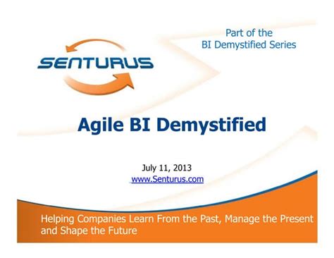 Agile Bi Demystified Pdf