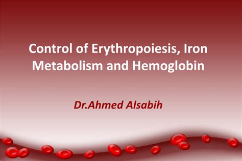 Control Of Erythropoiesis Iron Metabolism And Hemoglobin Docslib