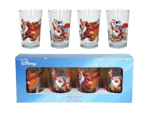 R Squared Disney Grumpy 8 Piece Juice Glass Set Juice Glass Set