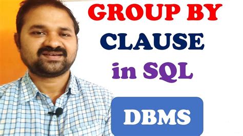 Group By Clause In Sql Database Management Systems Dbms Youtube