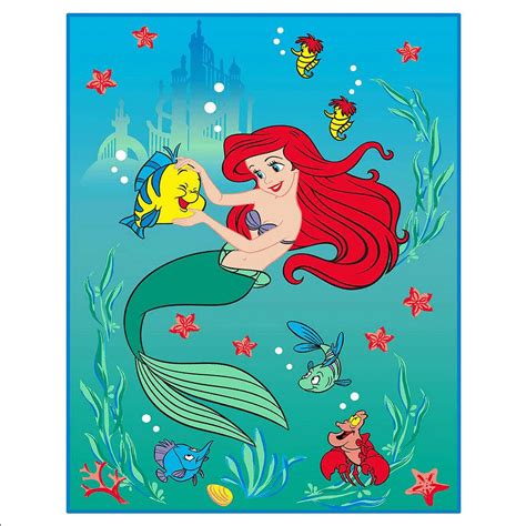Ariel And Flounder Drawing At Netmollyblog Blog