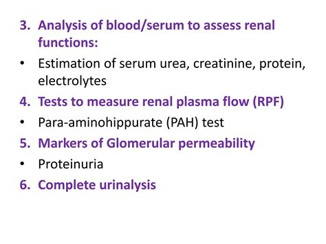 Renal Function Test And Related Abnormalities Pptx