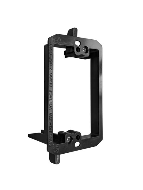 Low Voltage Mounting Bracket Retrofit Single Gang Wall Plate Mount