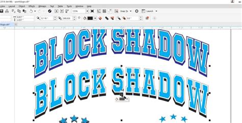 Adding Depth With The Block Shadow Tool Corel Discovery Center