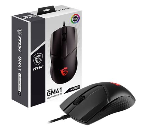 MSI выпустила легкую игровую мышь Clutch GM41 V2