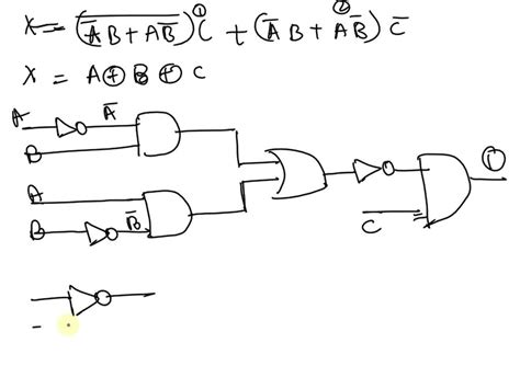 SOLVED Determine The Output X For The XOR And XNOR Gate With The Input Waveforms Shown Below