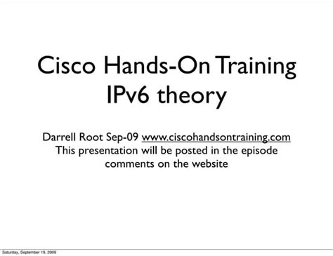 Ipv6 Theory By Cisco Pdf