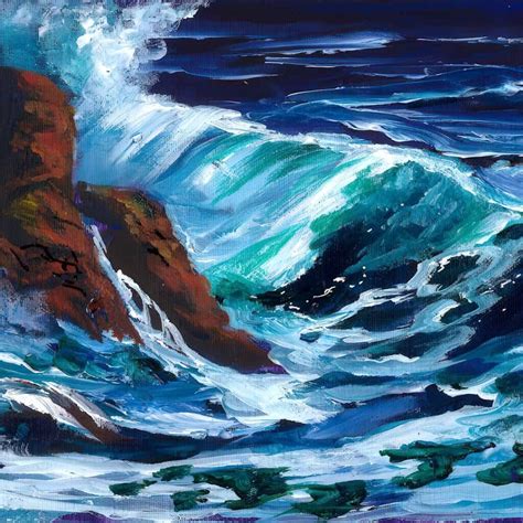 Anatomy Of A Wave Acrylic Art Lounge