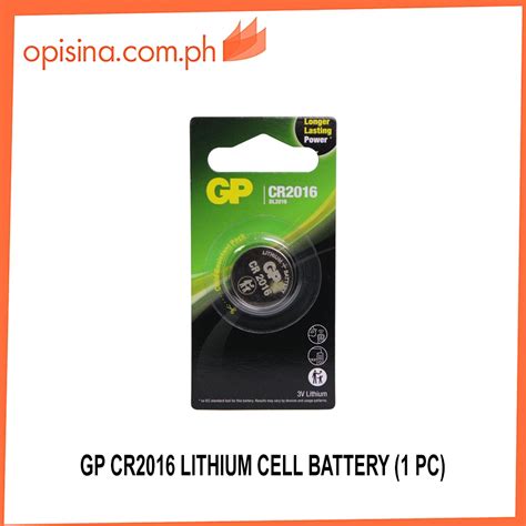 Gp Cr2016 Lithium Cell Battery 1 Pc Shopee Philippines