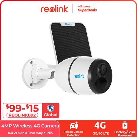 Reolink Go Plus 4mp Battery 4g Sim Card Network Camera Wild Video Surveillance Ip Cam Lte Human