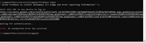firebase login error · issue 1501 · firebase firebase tools · github