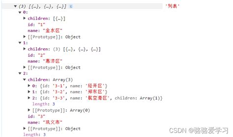 递归函数实现数据集的树形结构 Csdn博客