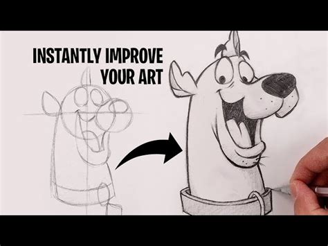 How To Draw Cartoon Scooby Doo Characters
