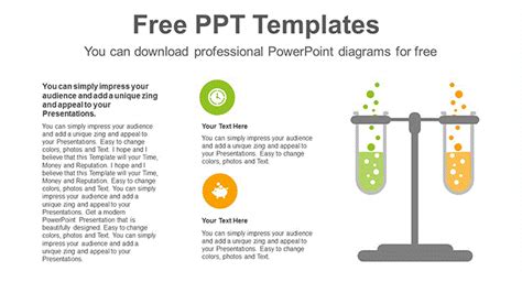 Download Science Test Tube Brain Powerpoint Infographic Template