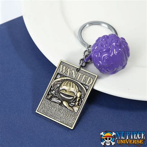 One Piece Ace Keychain With Devil Fruit Official One Piece Merch