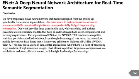 ENet A Deep Neural Network Architecture For Real Time Semantic Segmentation Issue