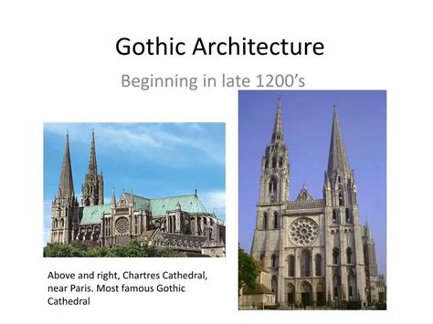 Ppt Gothic Architecture Powerpoint Presentation Free Download Id
