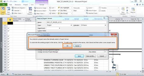 Project Server 2010 Save Error Project Management Best Practices