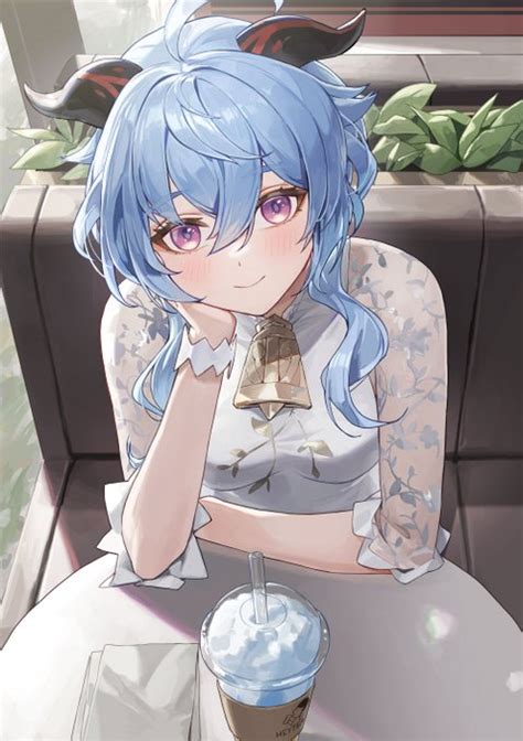 「ganyu Genshin Impact Looking At Viewer」fan Artpopular｜2pages